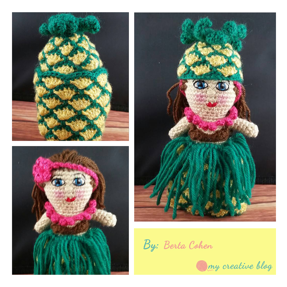 Hawaiian Pineapple Doll – Crochet Pattern – My Creative Blog