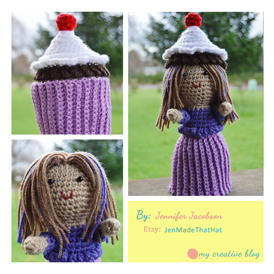 Cupcake Doll – Crochet Pattern – My Creative Blog