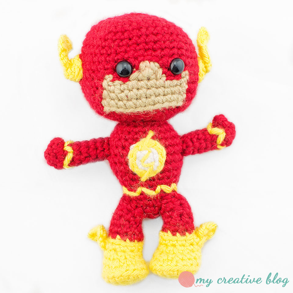 The Justice League: The Flash – Crochet Pattern – My Creative Blog