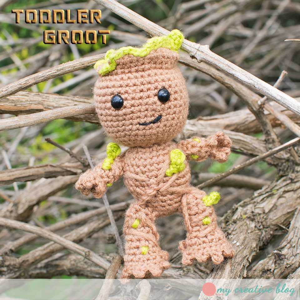 Toddler Groot – Crochet Pattern – My Creative Blog